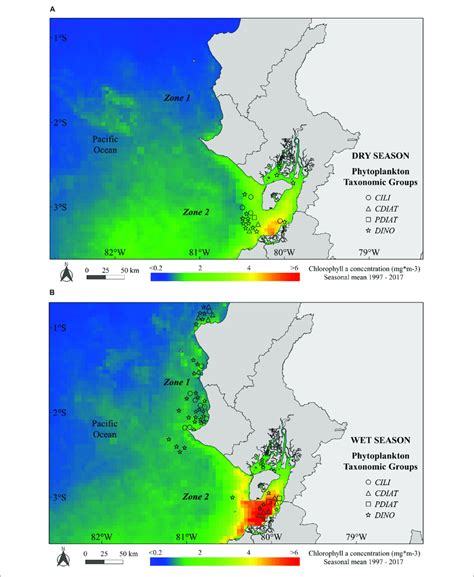 Spatial Distribution Of Occurrences Of Phytoplankton Taxonomic Groups Download Scientific