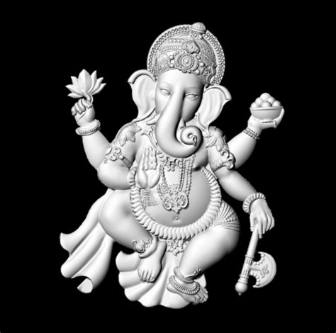 Stl File Ganesh Ji God・3d Print Object To Download・cults