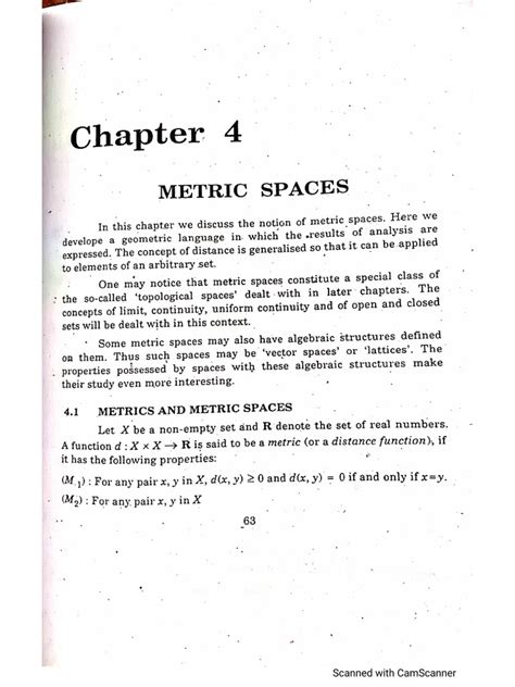 metric space pdf