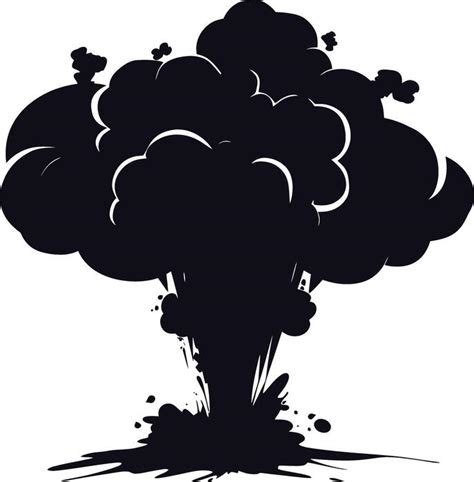 Explosion Silhouette Vector Art Icons And Graphics For Free Download