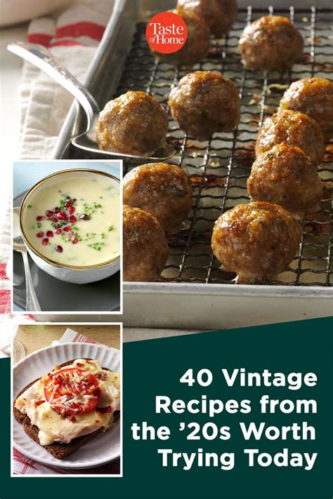 Rediscover The Flavors Of The Roaring 20s With Vintage Recipes