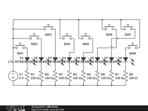 Led Array Circuitlab
