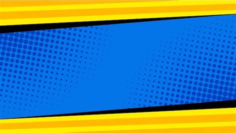 Premium Vector Comic Youtube Thumbnail Background In Comic Style