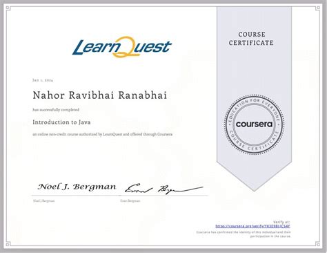 Ravi Desai On Linkedin Java Courseralearning