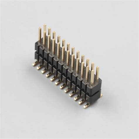 Scondar Oem 127mm Pitch Smt Vertical Dual Row 12 24 Pin Smd Male