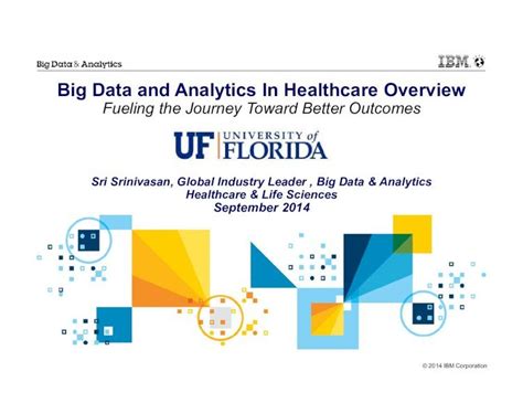 Pdf Big Data And Analytics In Healthcare Overview · Big Data And Analytics In Healthcare