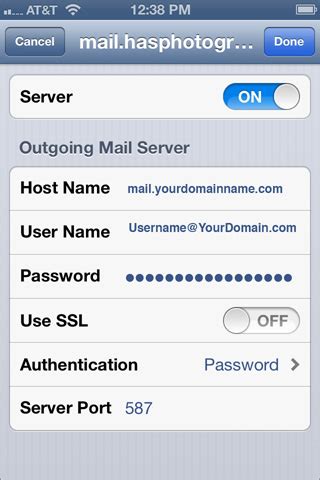How To Update SMTP Outgoing Server Settings On IPhone IPad Knowledgebase Jub Jub