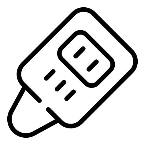 Ovulation Pregnancy Test Icon Outline Vector Negative Stick 15101876