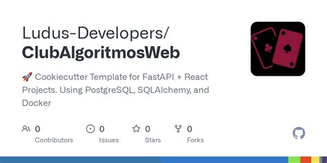 Github Ludus Developersclubalgoritmosweb 🚀 Cookiecutter Template