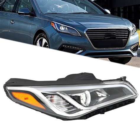 Headlight Assembly For 2015 2017 Hyundai Sonata Headlamp Passenger Side