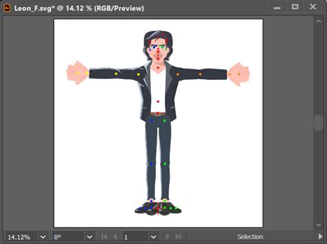 creating g3 template bone characters with vector editor
