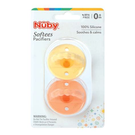 Nûby Softees Silicone Pacifiers 2 Ct Delivery Or Pickup Near Me