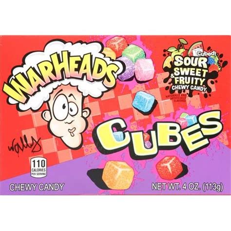 Warheads Sour Chewy Cubes Assorted Flavours 113g Buy Now With Express