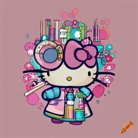 Hello Kitty Dj In An Art Deco Club On Craiyon