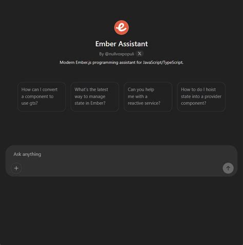 Not Only Does The Ember Assistant Gpt Correctly One Shot Convert Your React To Ember Itll Fix