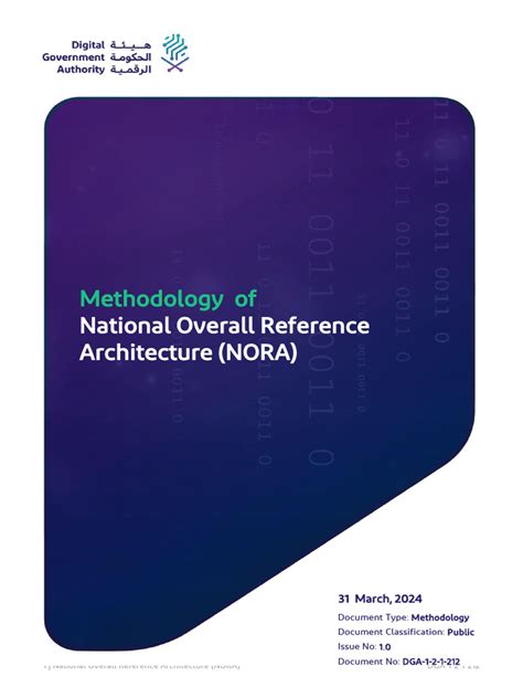 guideline for national overall reference architecture nora v1 0