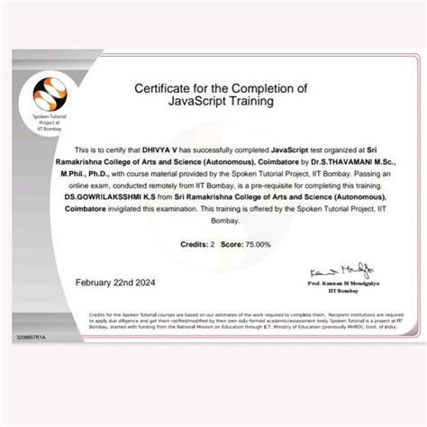 Dhivya Venkatesan On Linkedin Javascriptsuccess Spokentutorial