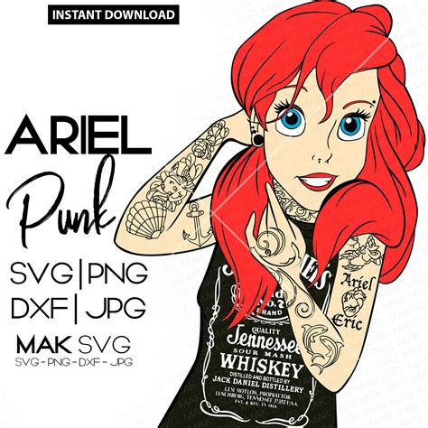 Ariel Punk Tattoos Whiplash Tattoo On X A Tim Shumate Illustration