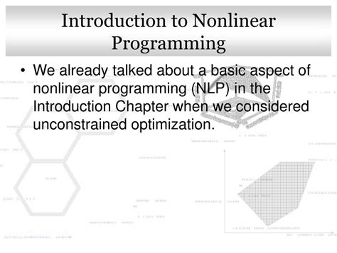 Ppt Tier I Mathematical Methods Of Optimization Powerpoint
