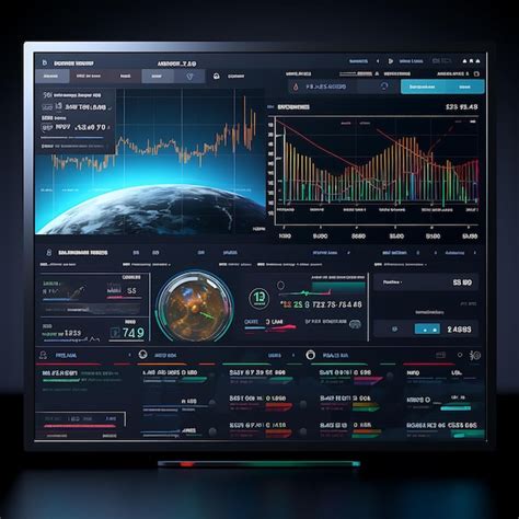 Premium Ai Image Web Dashboard Algorithmic Trading Dashboard With
