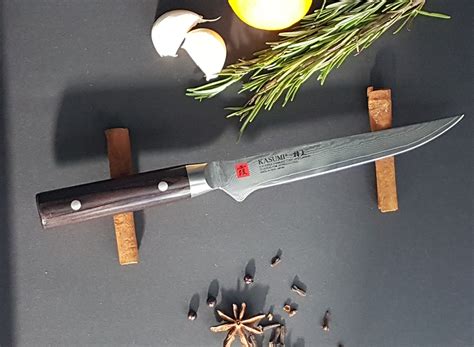 K07 Kasumi Damast Ausbeinmesser 160 Mm Klingenlänge Kuechenmesser De