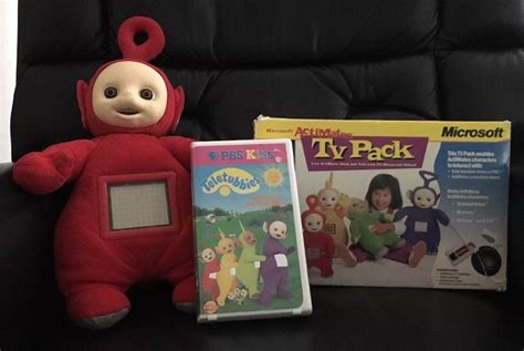 Teletubbies Po 1998 Microsoft Actimates Interactive 16 Plush Toy Works Great 1920982532