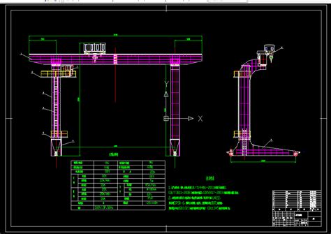 Q782 C型单梁门式起重机结构设计 机械机电 龙图网
