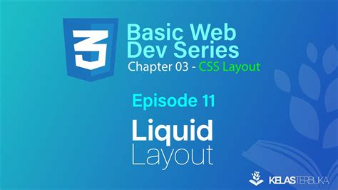 Css Layout Episode 11 Liquid Layout Youtube