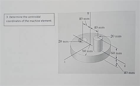 Solved 3 Determine The Centroidal Coordinates Of The