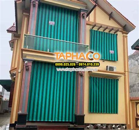 Bạt Che Nắng Mưa Cửa Sổ Bạt Che Cửa Gỗ Giá Rẻ Mái Che Taphaco