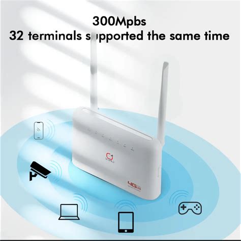 4G Lte Router Unlocked Modem 300Mbps Wireless CPE Router 4g Portable Home Office Wifi Router