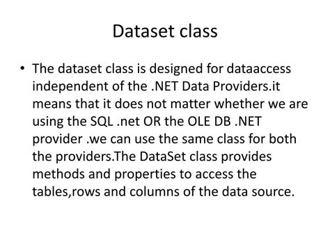 Ppt Adonet Powerpoint Presentation Free Download Id1579225