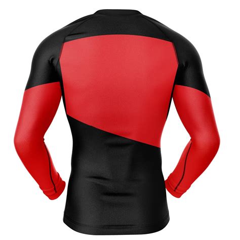 The Next Generation Red Star Trek Long Sleeve Rash Guard Compression