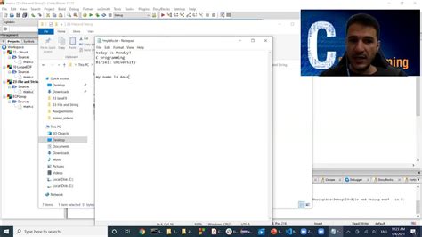 25 C Programming Read And Write To File Youtube