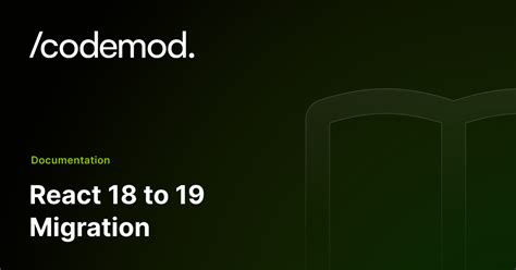 React 18 To 19 Migration