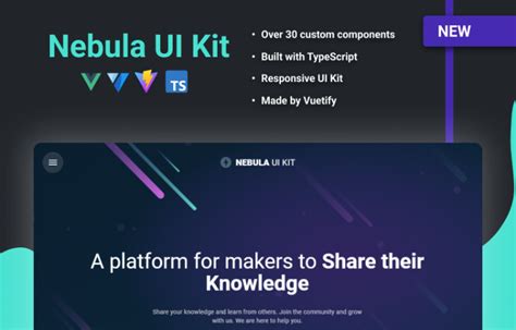 Vuetify 3 Nebula Ui Kit