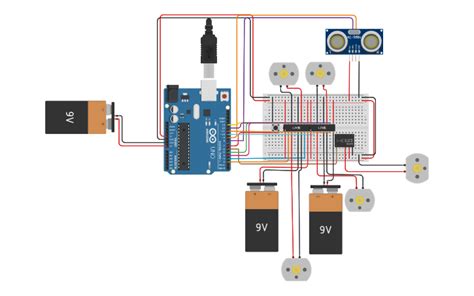 Circuit Design Nurse Bot Tinkercad