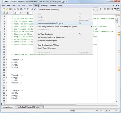 Llamar A La Interfaz Desde El Editor De Matlab Download Scientific Diagram