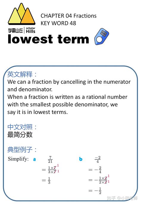 国际学校数学单词第五课:fractions(分数) 知乎 国际学校数学单词第五课:fractions(分数) 知乎