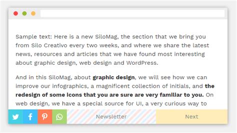 How To Create A Floating Social Bar With Html And Css3 • Silo Creativo