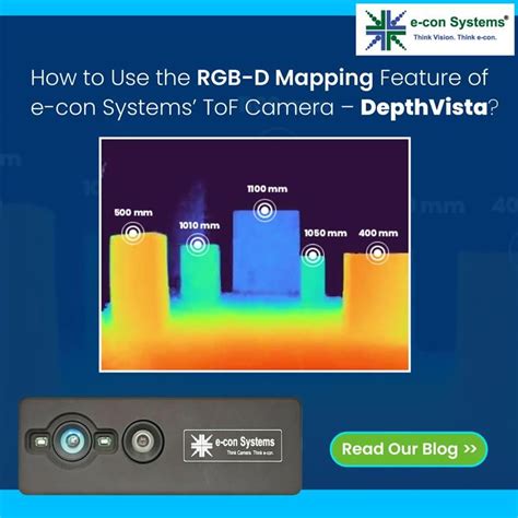 Discover How To Use The Rgb D Mapping Feature Of Depthvista E Con Systems Time Of Flight Tof