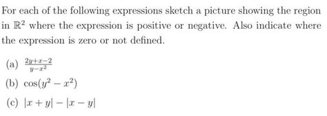 Solved For Each Of The Following Expressions Sketch A Chegg Com
