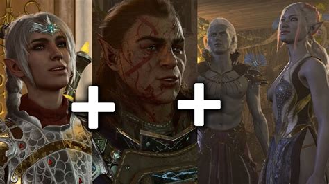 Baldurs Gate 3 Shadowheart Halsin Fivesome Custom Male Youtube