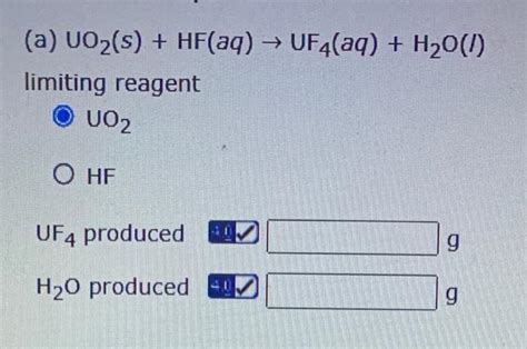 Solved For Each Of The Following Unbalanced Reactions
