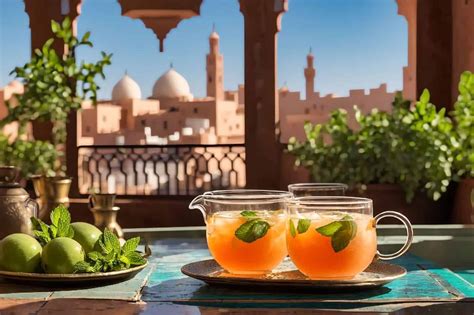 Moroccan Style Iced Melon Mint Tea Recipe