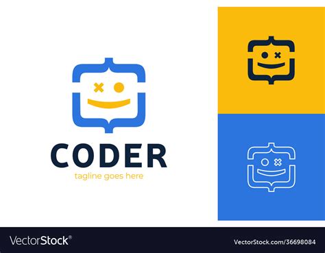 Fun Coding Developer Icon Programming Royalty Free Vector