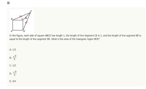 Solved In The Figure Each Side Of Square ABCD Has Length Chegg