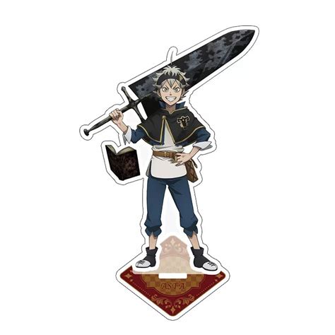 Black Clover Figure Acrylic Figure Asta With Sword Black Clover Merch Store