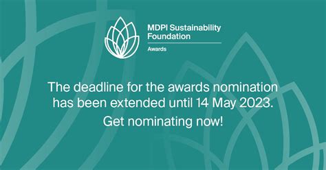 Mdpi Sustainability Foundation On Linkedin Sustainability Awards Sdgs Sustainabledevelopment