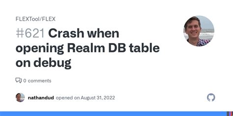 Crash When Opening Realm Db Table On Debug · Issue 621 · Flextoolflex · Github